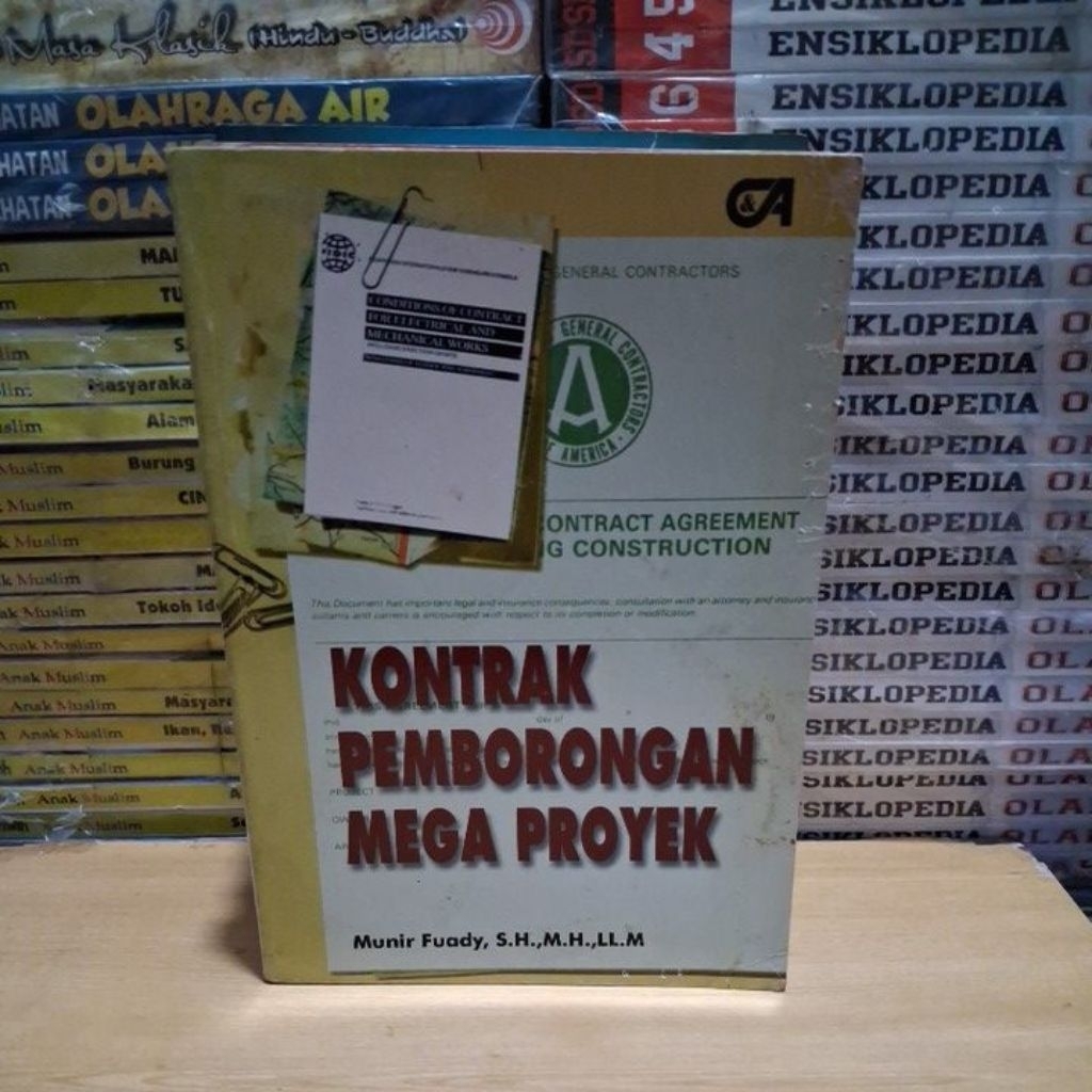 Jual Buku Original KONTRAK PEMBORONGAN MEGA PROYEK By Munir Frudy PT ...