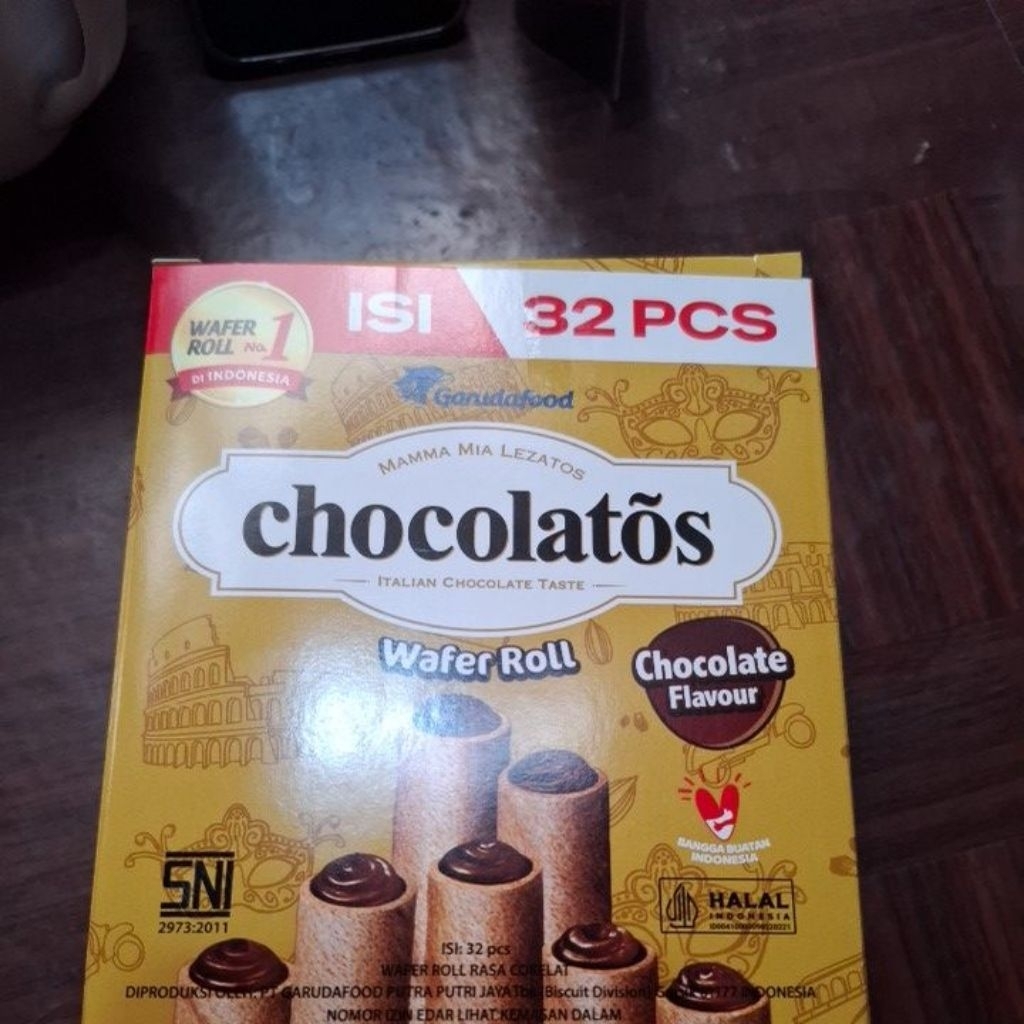 Jual GERY CHOCOLATOS GARUDA fOOD 6.5 GR ISI 32 | Shopee Indonesia