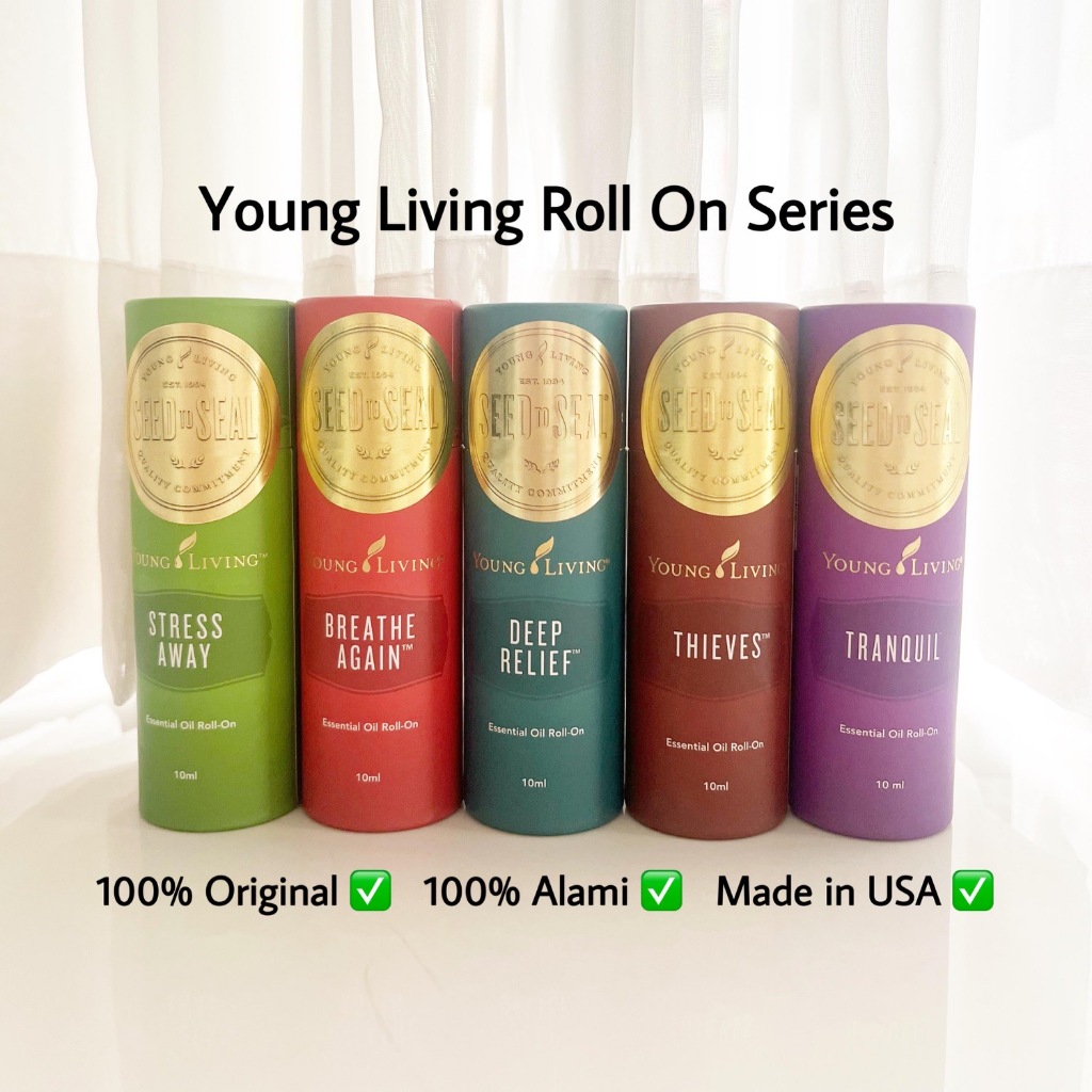 Jual Young Living Roll On 10ml deep relief, breathe again, thieves ...