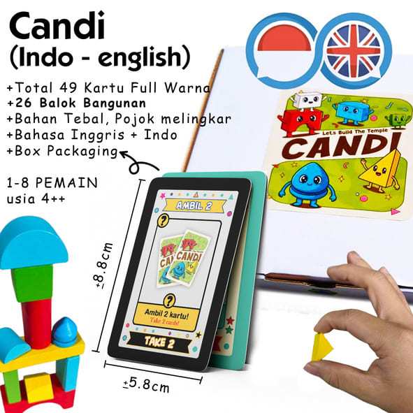 Jual Kartu Board Card Game CANDI inspired by tinderblox build the ...