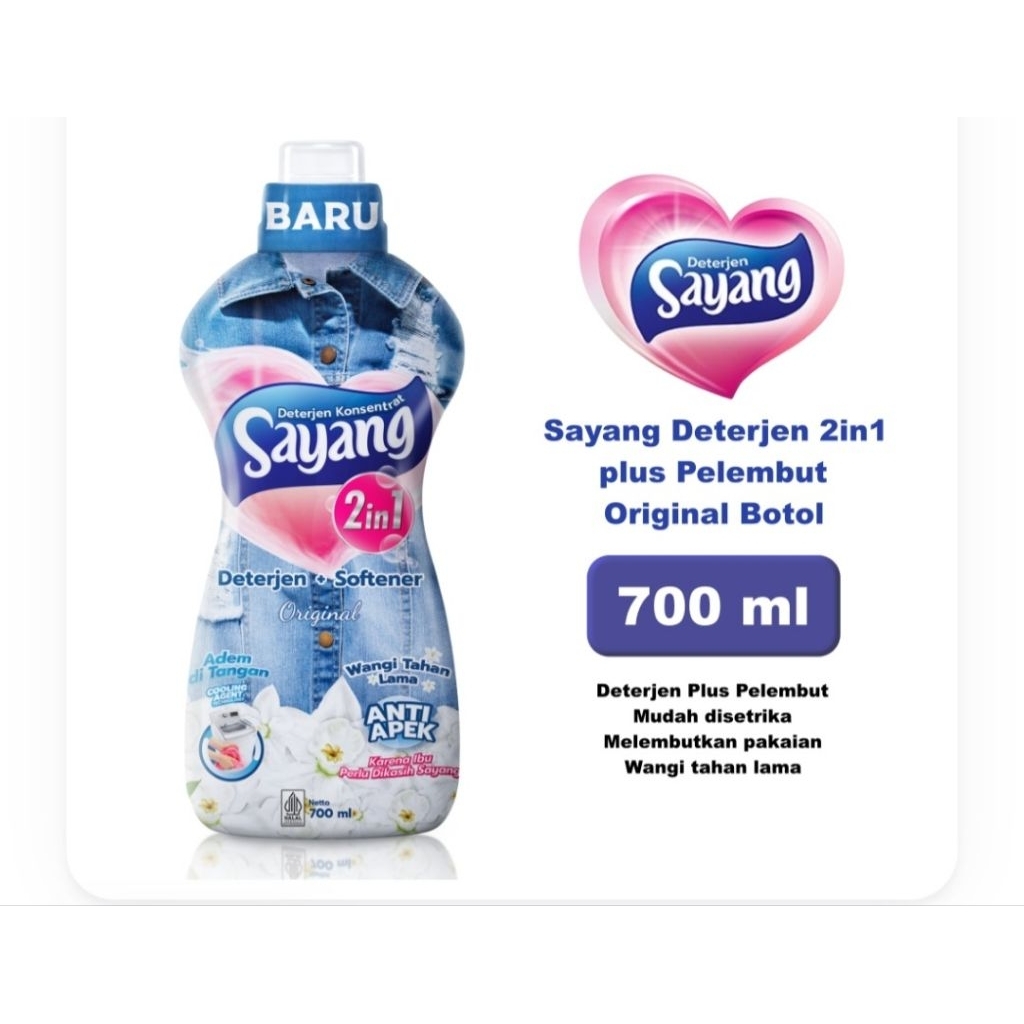 Jual SAYANG Detergent Liquid Original 700ml | Shopee Indonesia