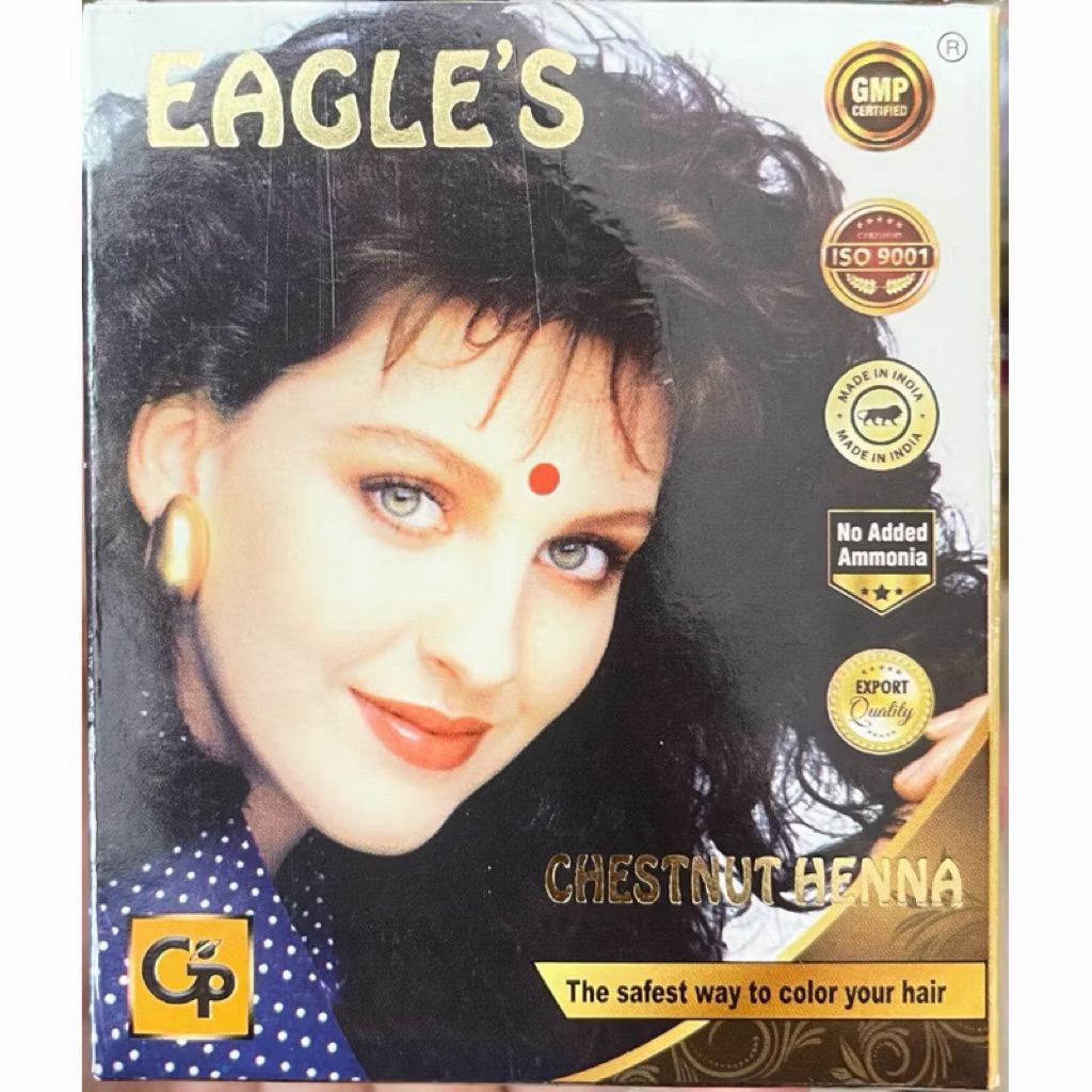 Jual HENNA EAGLES CHESTNUT EXPIRED JULI 2028 (1box isi 6pcs) | Shopee ...