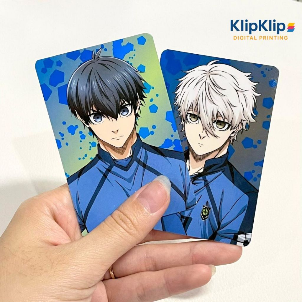 Jual Photocard Anime Sepak Bola Blue Lock Premium Set 9pcs Glossy - KK ...