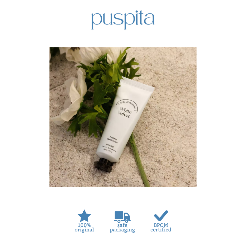 Jual PUSPITA - Daily Comma Perfume Hand Cream 50ml | Shopee Indonesia