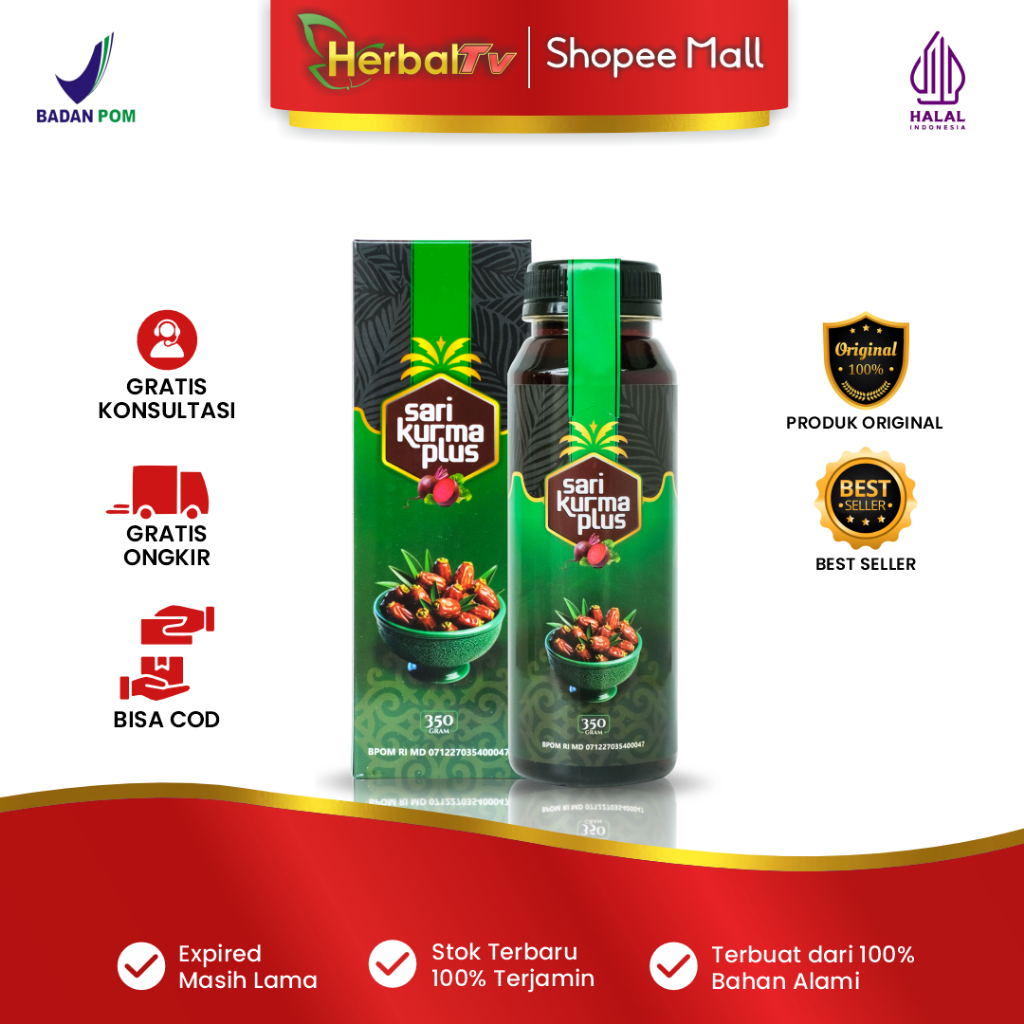 Jual Sari Kurma Plus – Minuman Herbal Kurma, Madu, Buah Bit & Jambu ...