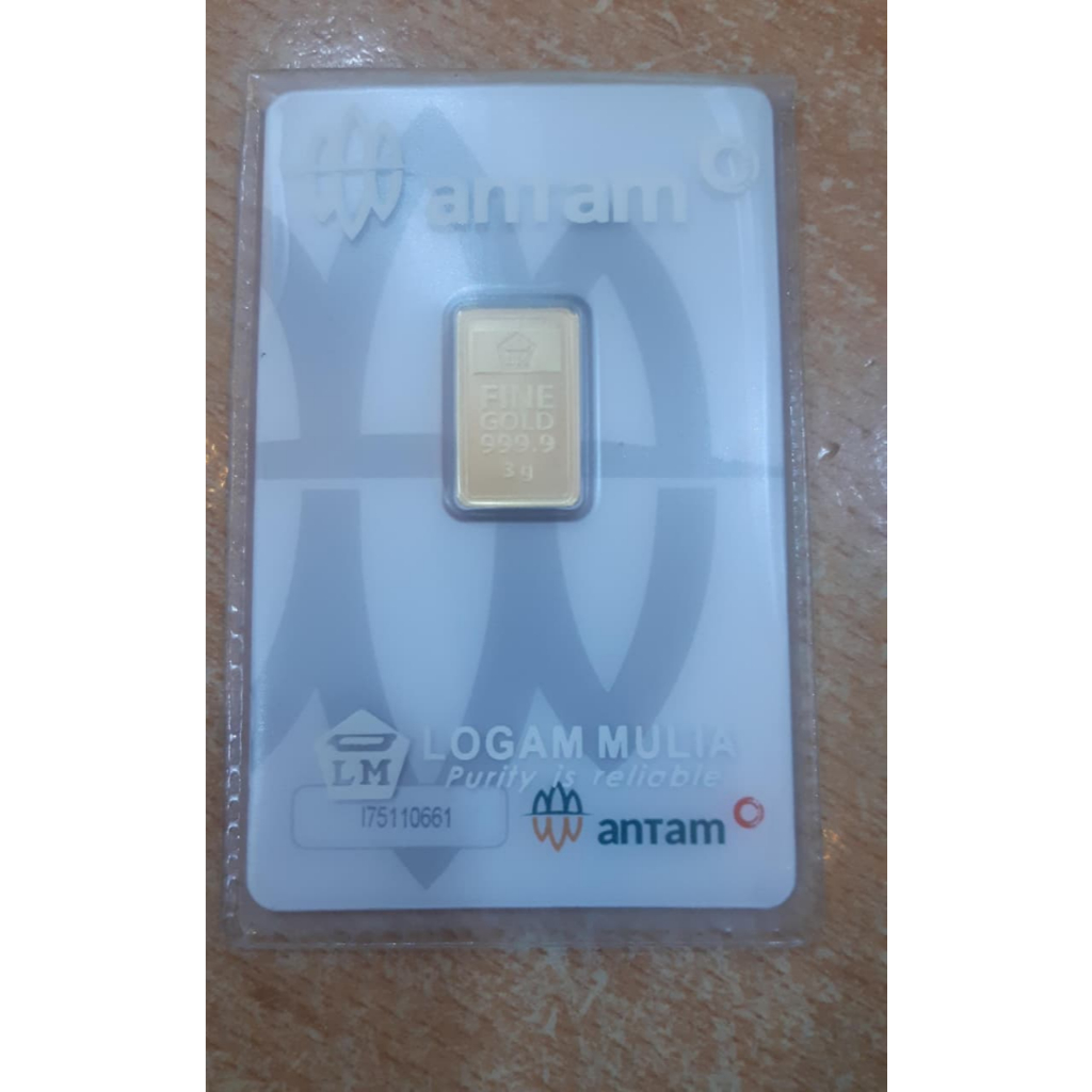 Jual EMAS ANTAM 3GRAM CERTICARD ANTAM BUMN LOGAM MULIA 3GRAM | Shopee ...