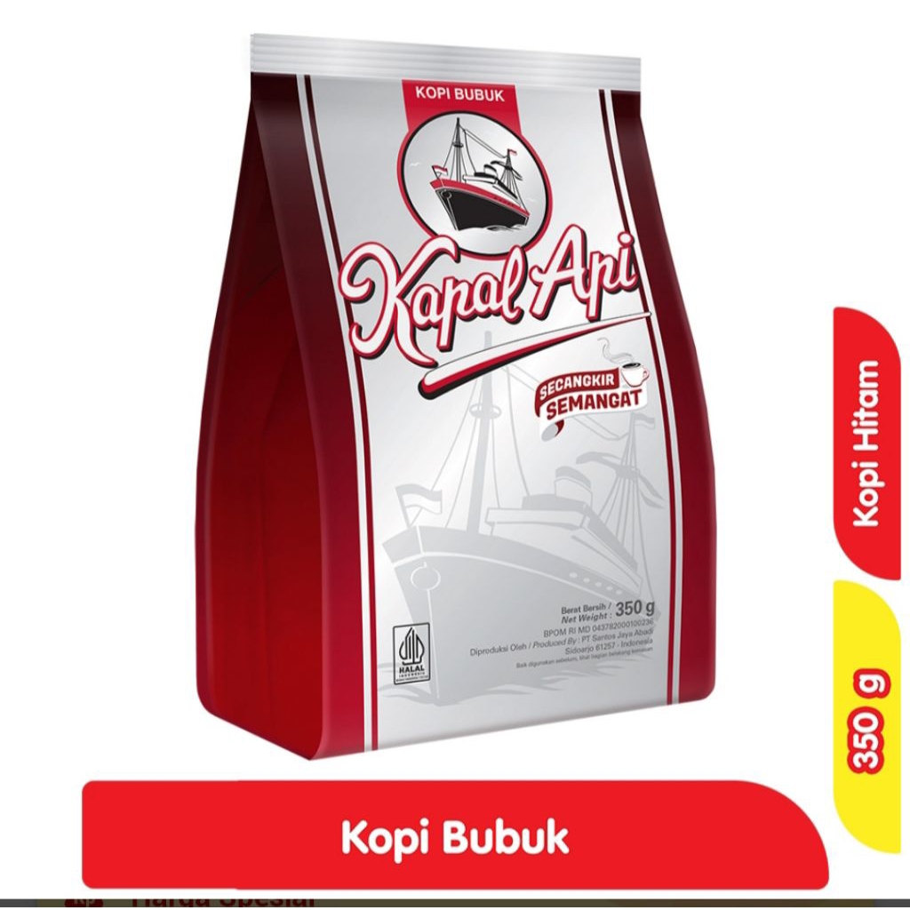 Jual KAPAL API SILVER 350 gram 1 PCS | Shopee Indonesia