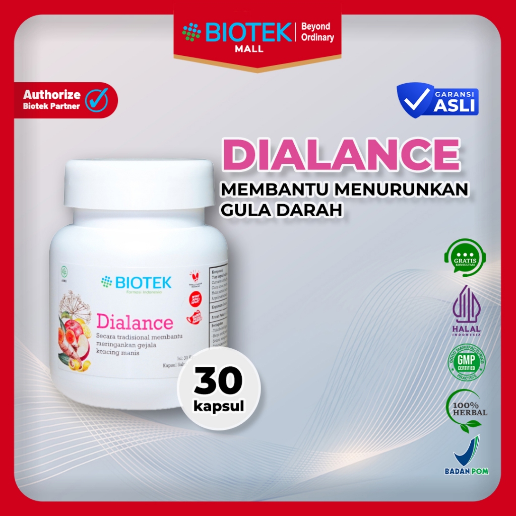 Jual Obat Herbal Dialance Biotek Farmasi | Obat Gula Darah | Penurun ...