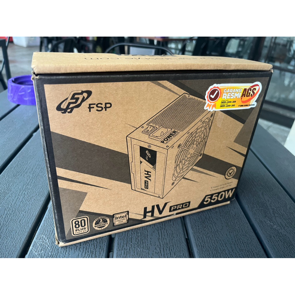 Jual FSP Power Supply HV Pro 550W 80 Plus PSU FSP 550Watt 80 Plus ...