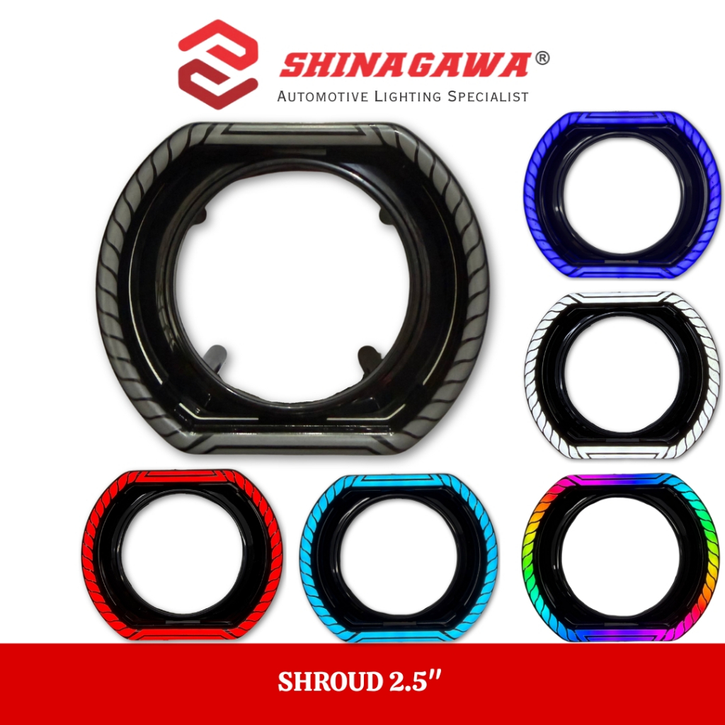 Jual {SHINAGAWA} Shroud 2.5" Black Series Vortex Edition | Cover Projie ...