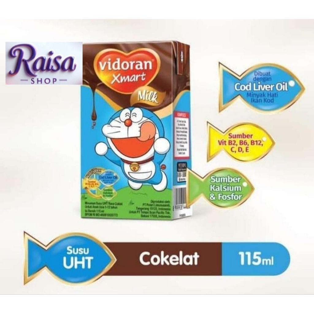 Jual Vidoran Xmart Coklat UHT Susu Cair 115 ml | Shopee Indonesia