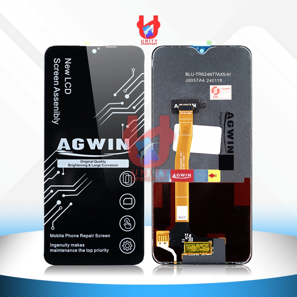 Jual LCD TOUCHSCREEN REALME 5 PRO RMX1971 / REALME Q COMPLETE ORIGINAL ...