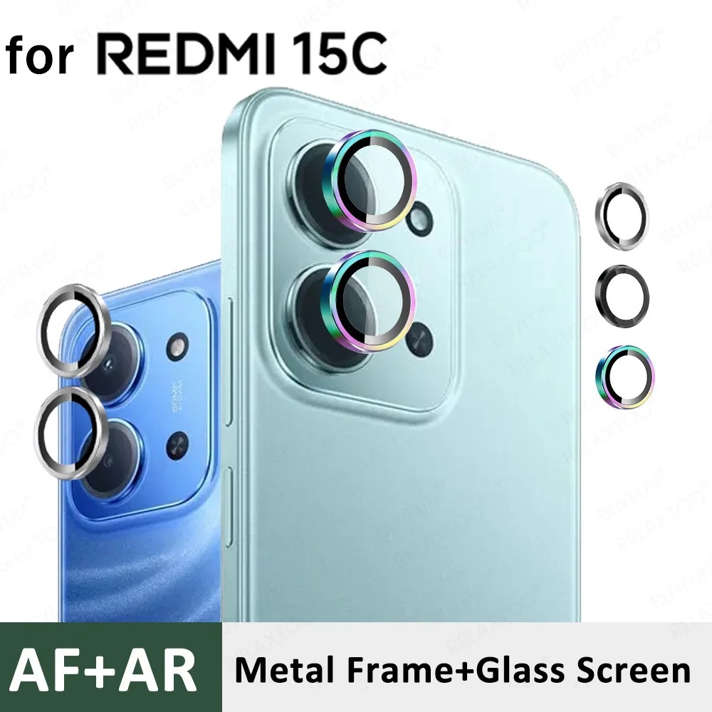 Jual Tempered Camera Lens Metal Ring Redmi 15C / Poco C85 Anti Gores Hp ...