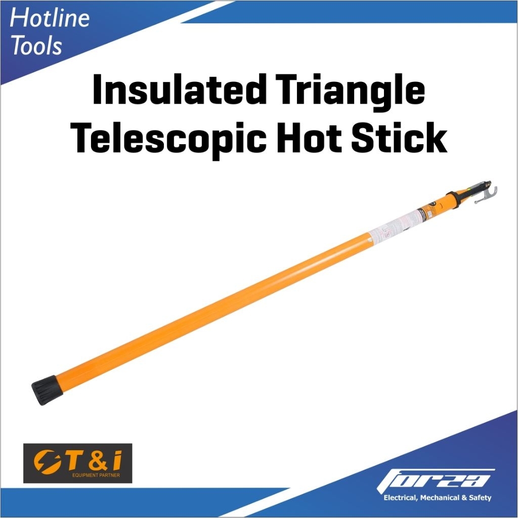 Jual Telescopic Hot Stick 10,5 M / Stick PLN 20 KV Warna Orange / Takel ...