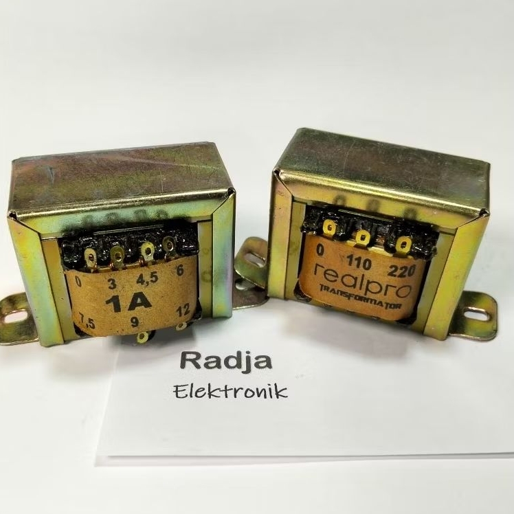 Jual Trafo Realpro 1A Nol 12v trapo 1A 0 non CT 1 ampere Tembaga ...