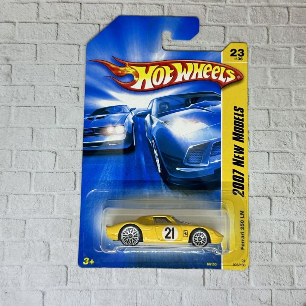 Jual HOT WHEELS FERRARI 250 LM 2007 NEW MODELS YELLOW LIVERY NUMBER 21 ...