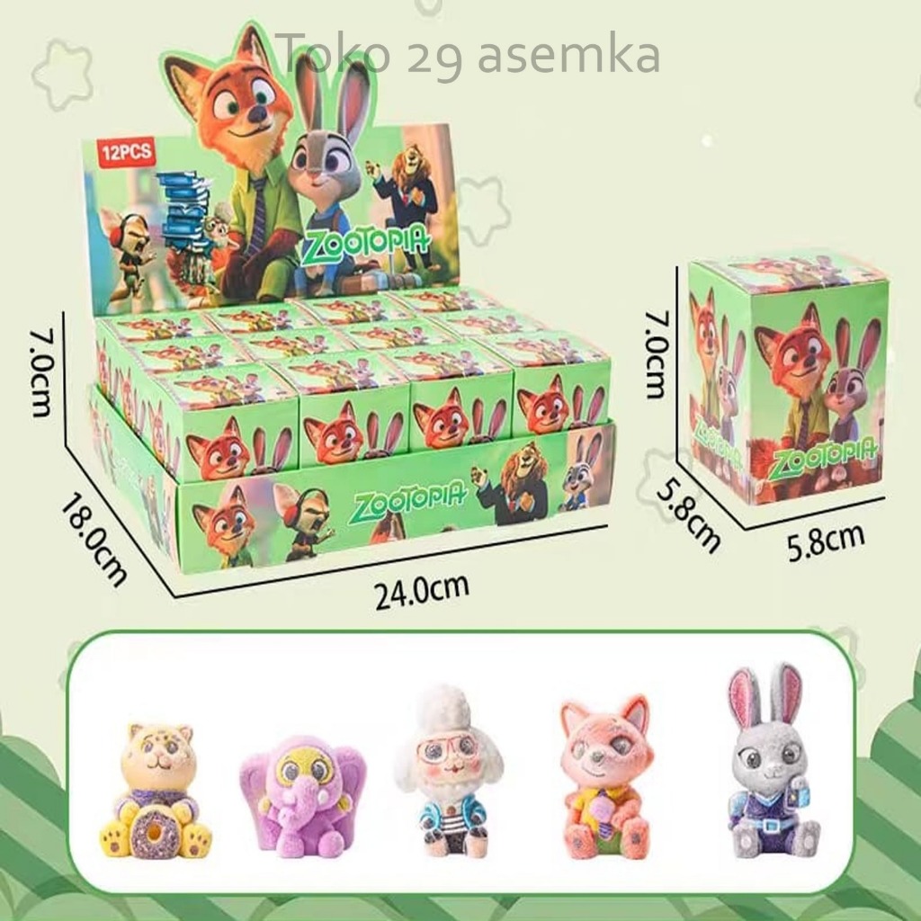 Jual MISTERY BOX PAJANGAN ZOOTOPIA BULU MN-2118 MAINAN ANAK FIGURAN ...