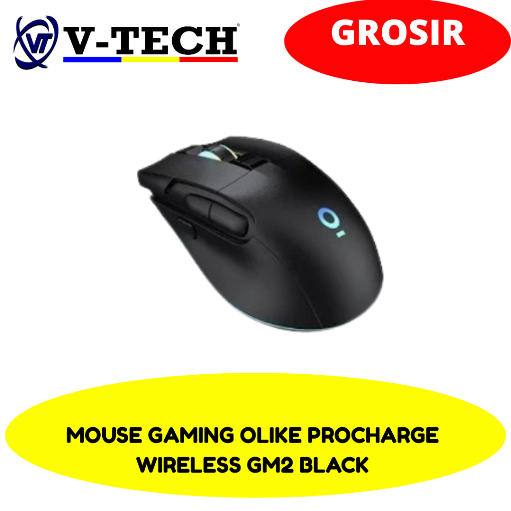 Jual MOUSE GAMING OLIKE PROCHARGE WIRELESS GM2 BLACK | Shopee Indonesia