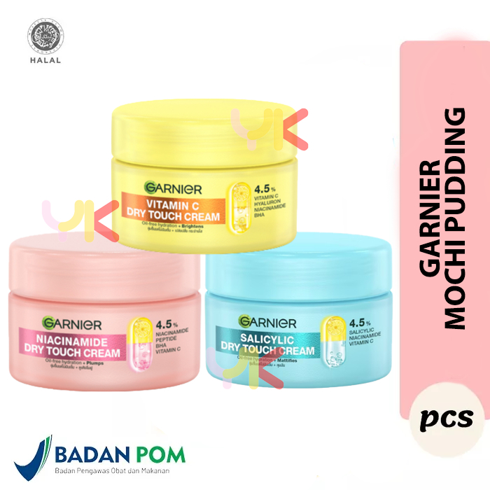 Jual GARNIER Mochi Dry Touch Cream Moisturizer - Vitamin C ...