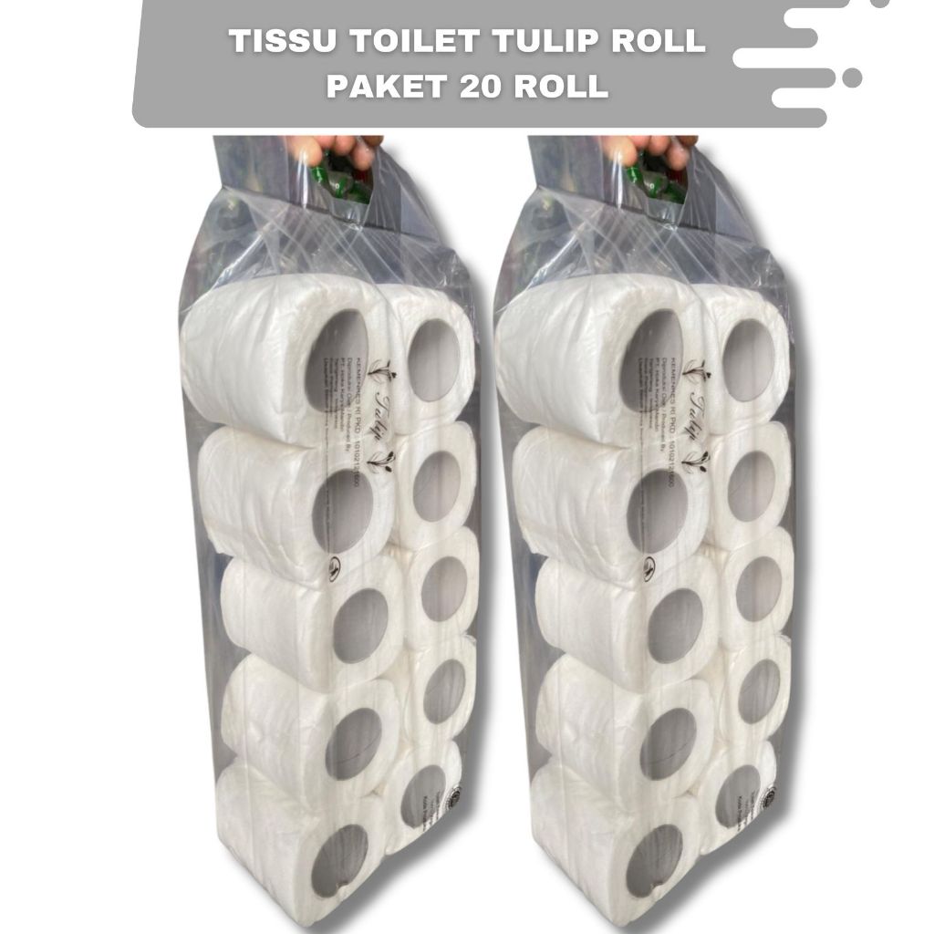 Jual Tissue tulip roll paket 2 tenteng ( 20roll ) | Shopee Indonesia