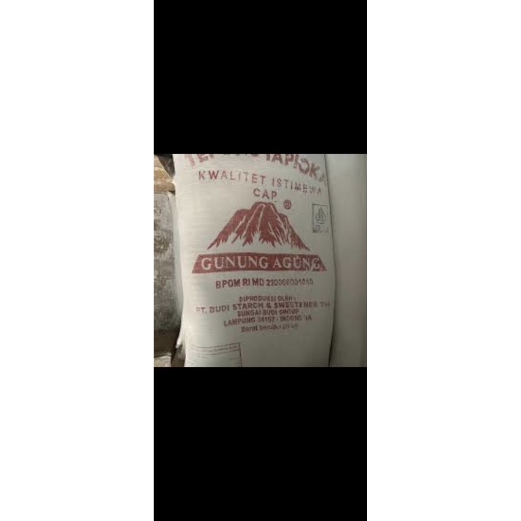 Jual sagu cap gunung agung tapioka bal an 25kg | Shopee Indonesia