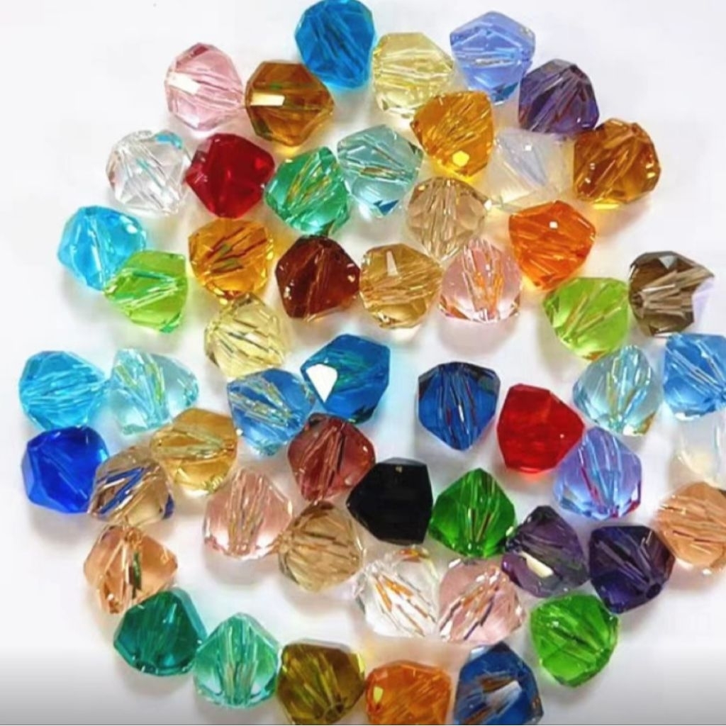 Jual Ecer 5pcs A5 Triolet 8mm ceko kristal crystal beads diy ronce ...