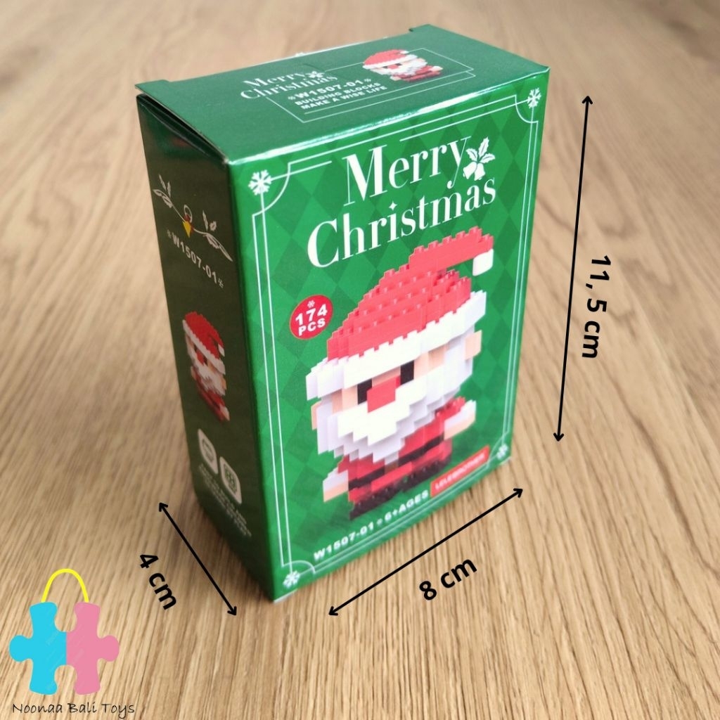 Jual Nano Blocks Merry Christmas Mainan Building Blocks Hadiah Natal ...
