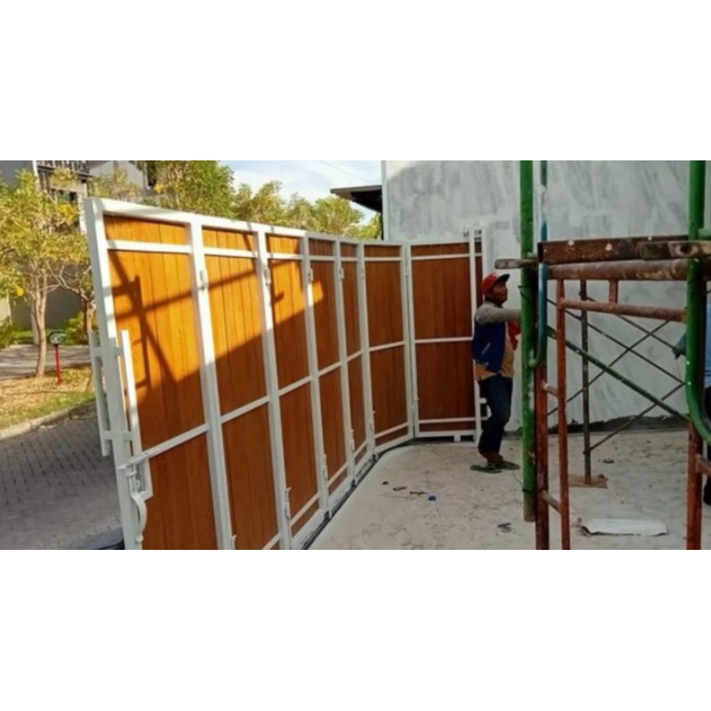 Jual pagar lipat pagar dorong grc | Shopee Indonesia