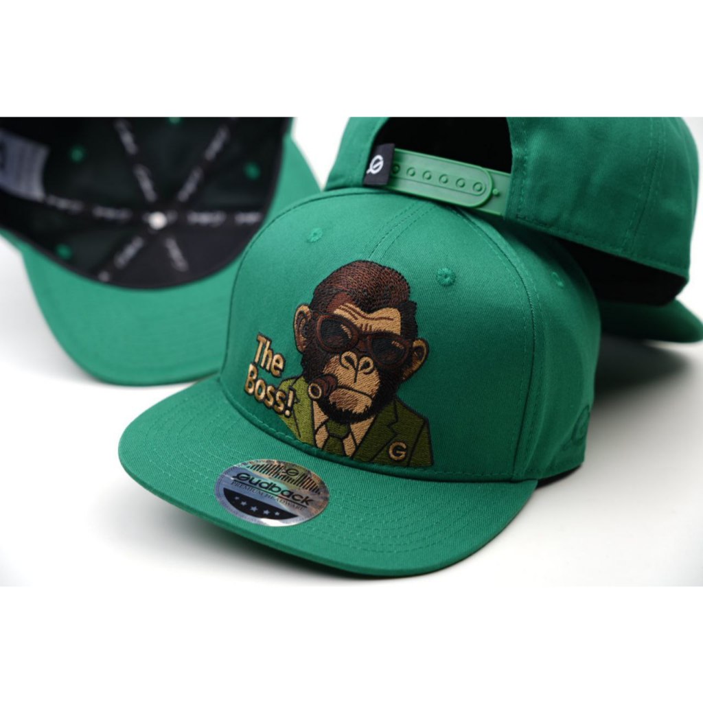 Jual Topi Snapback Original Gudback Thee Boss Hijau Baseball Cap Distro ...