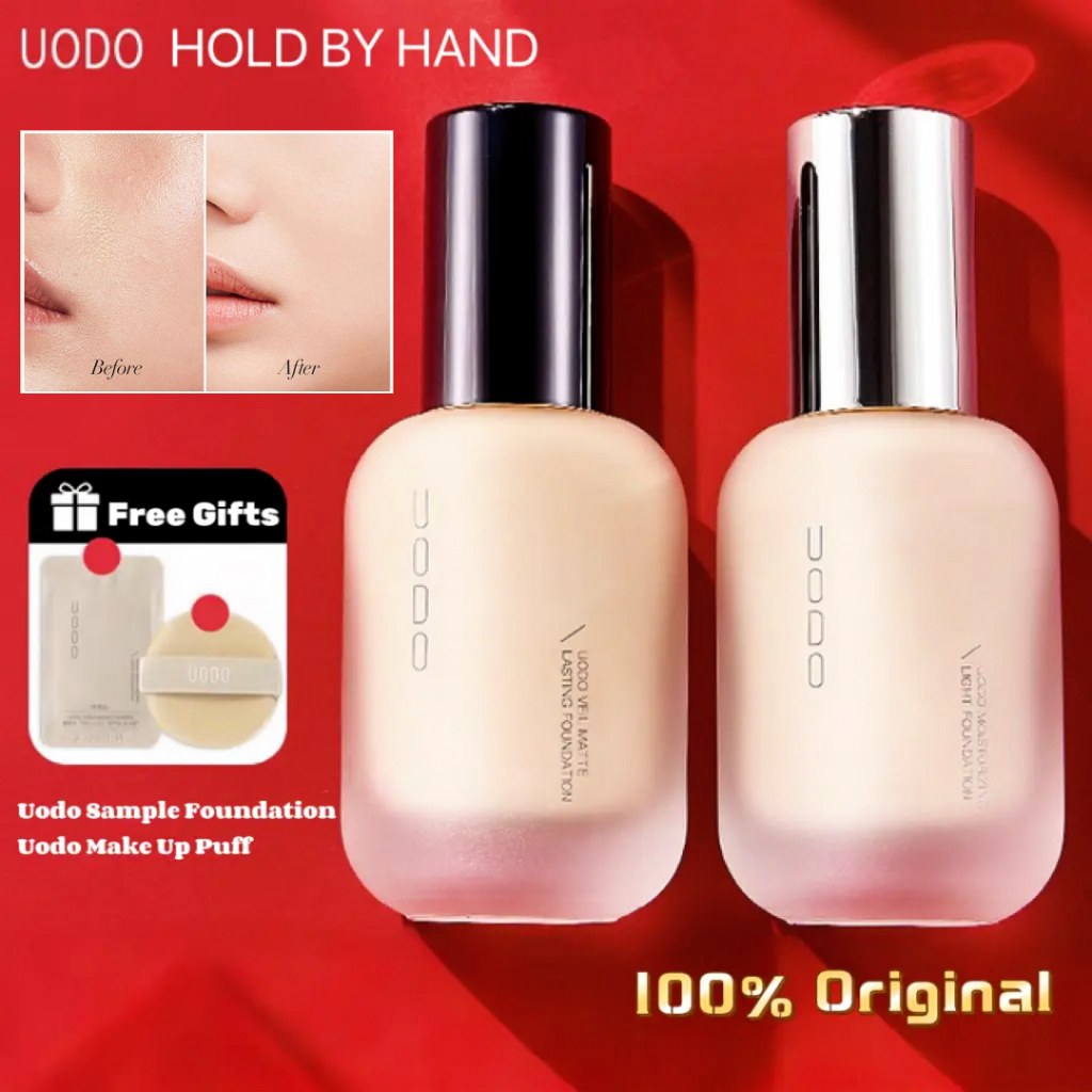 Jual [FAST PO] UODO Foundation Full Coverage Tahan Lama | Foundation ...