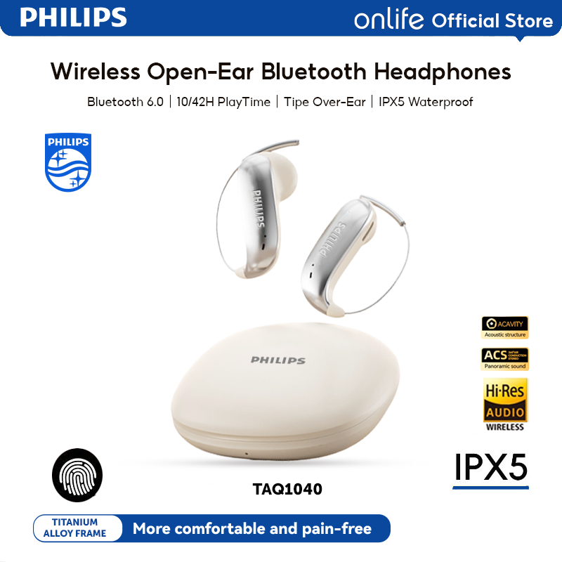 Jual Philips Original True Open-Ear Wireless Headphones OWS Earphone ...