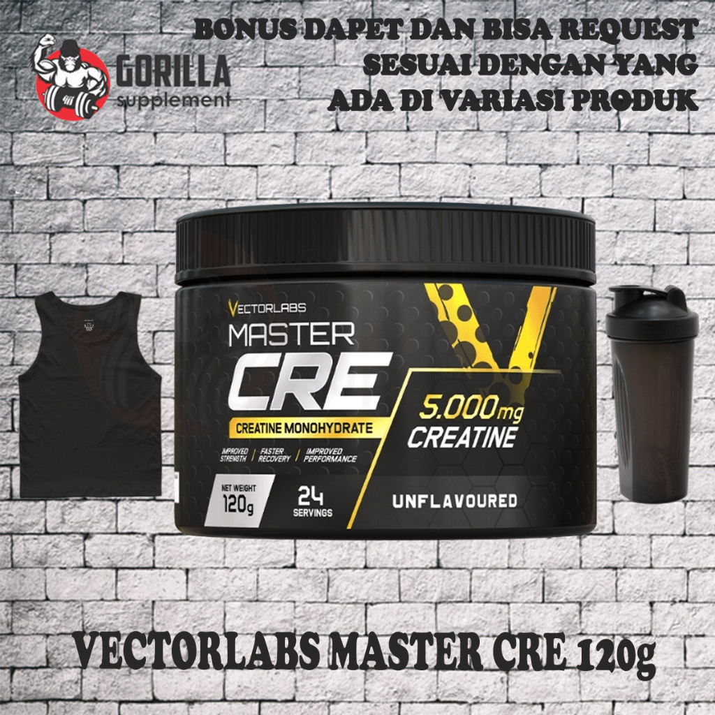 Jual Vectorlabs Master Cre 300 Gram - 60 Serving Master Creatine ...