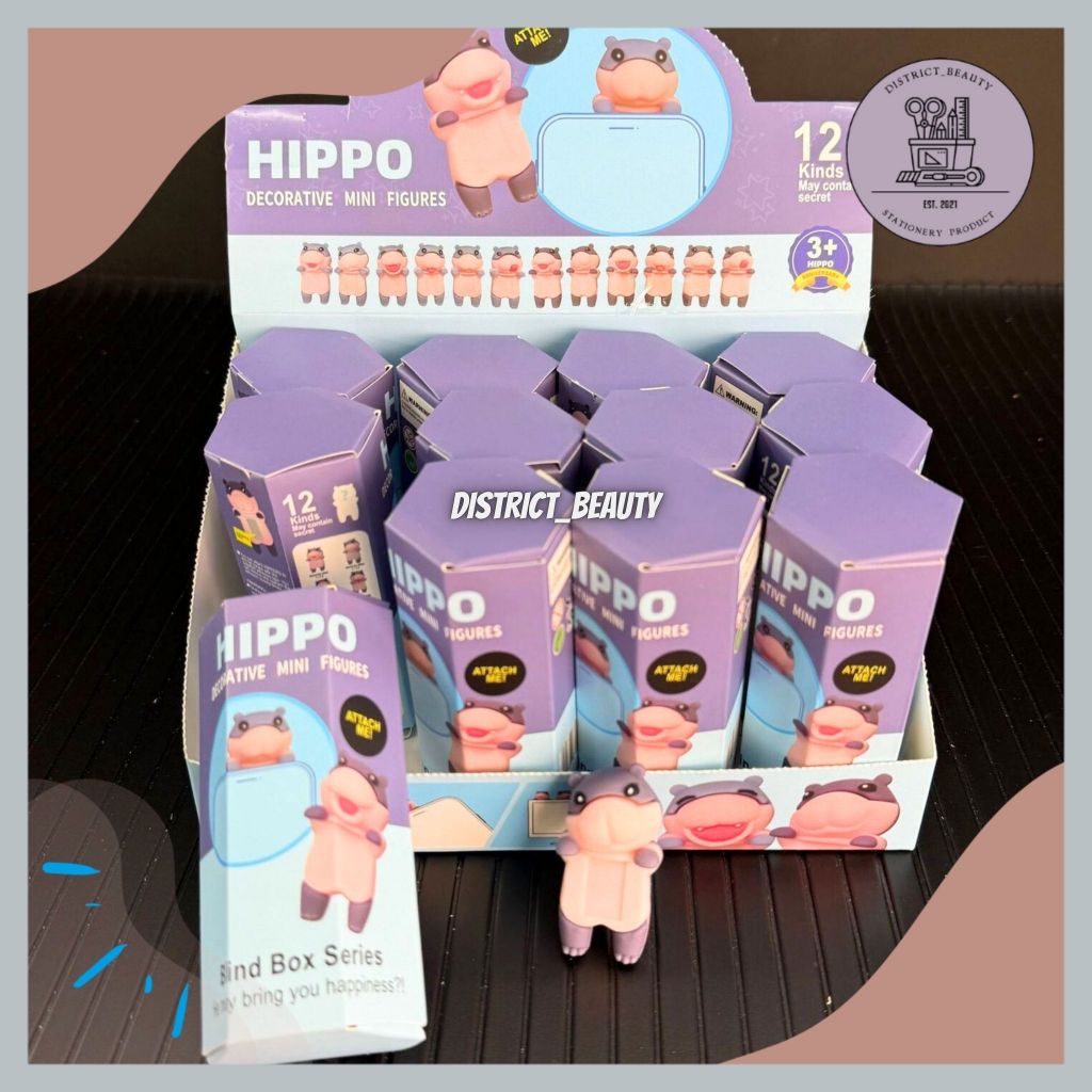 Jual HIPPERS HIPPO BLIND BOX HIPPERS TEMPELAN DEKORASI HP KARAKTER ...