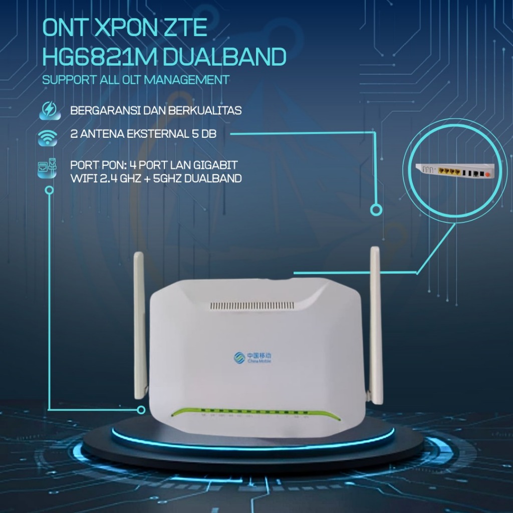 Jual HUAWEI FIBERHOME HG6821M 5G DUALBAND ONT XPON | Shopee Indonesia