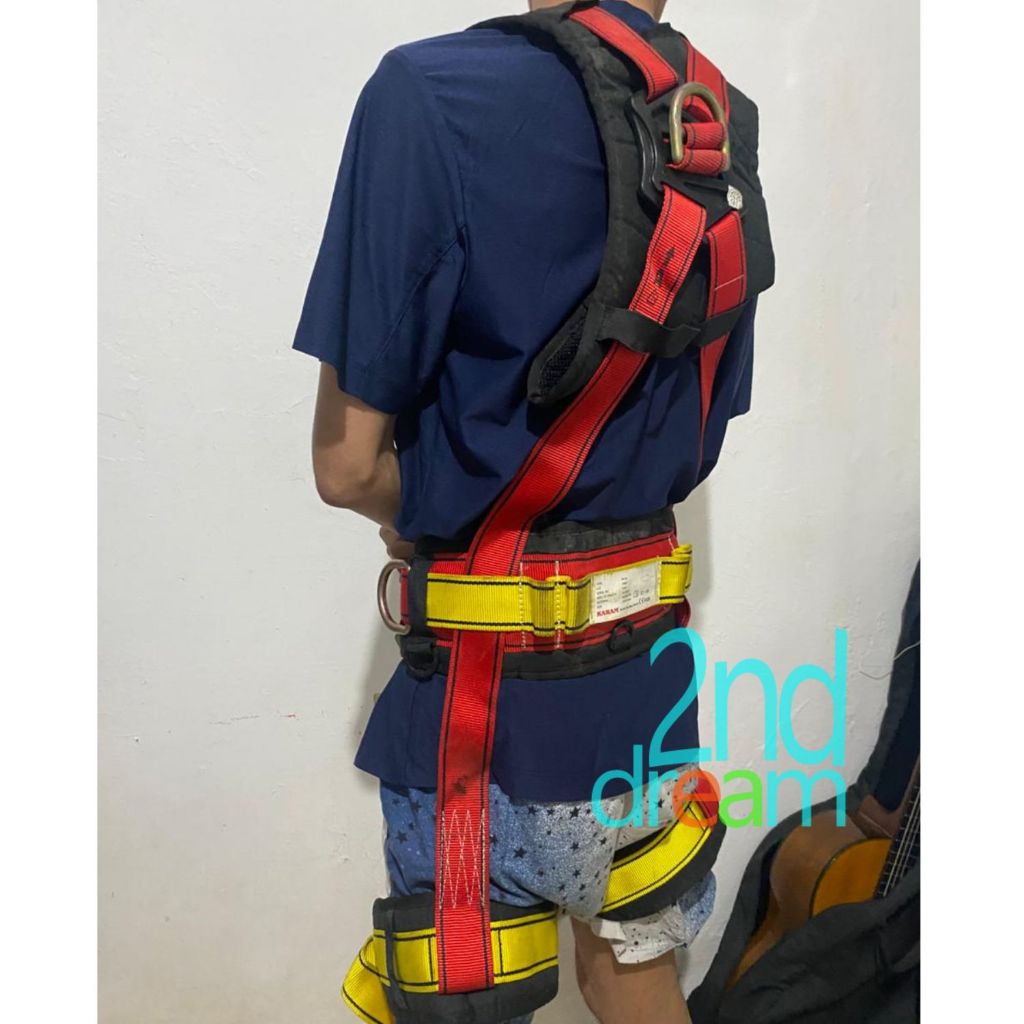 Jual (ORIGINAL & lisensi sertifikat safety) KARAM Full Body Harness PN ...