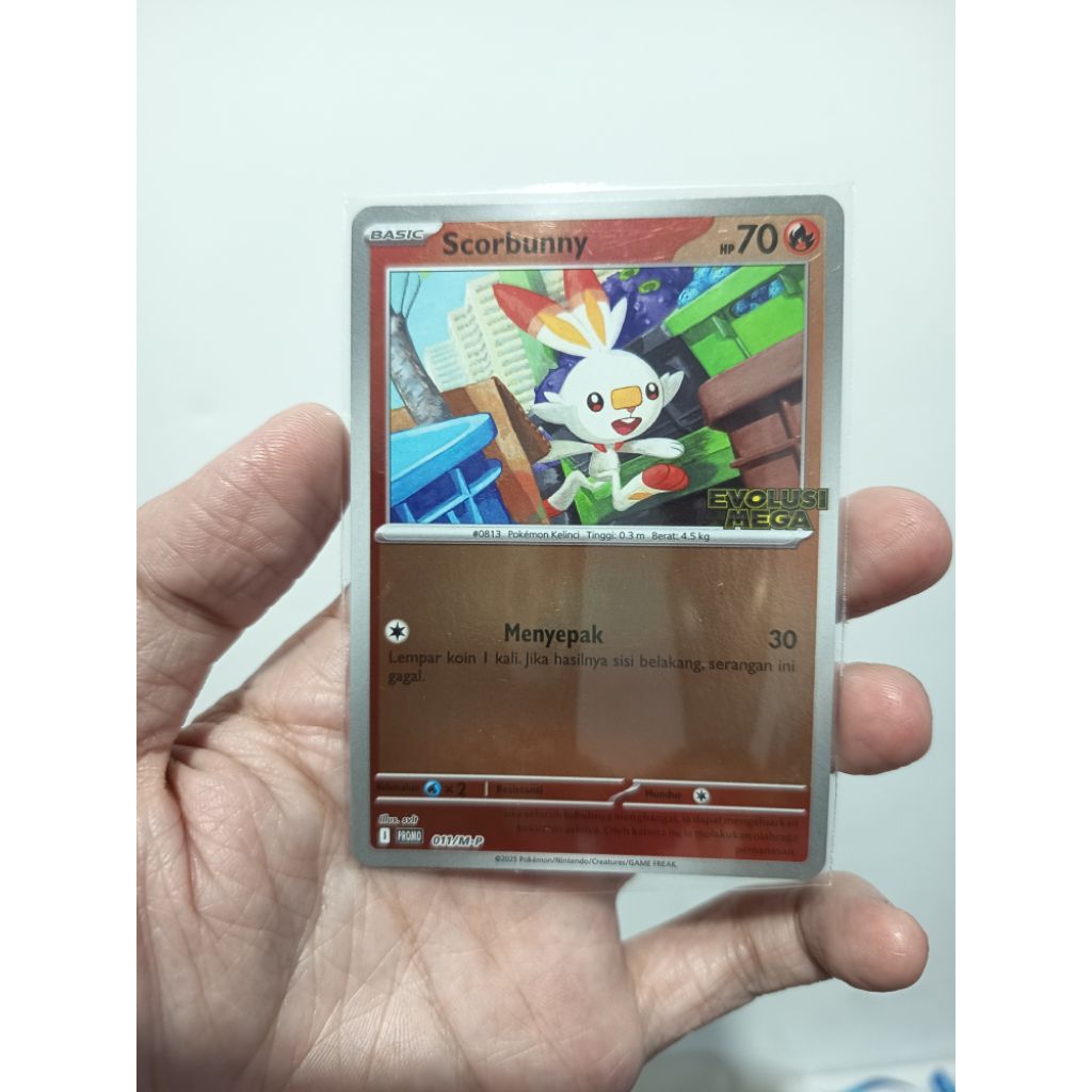 Jual Pokemon TCG Indonesia Promo evolusi mega (scorbunny) | Shopee ...