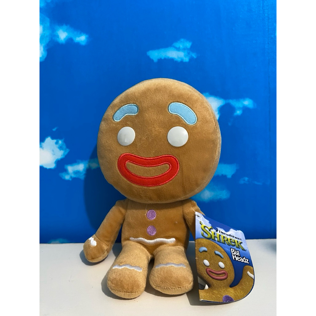 Jual Boneka Shrek Gingy Gingerbread Man Original Dreamworks / Boneka ...