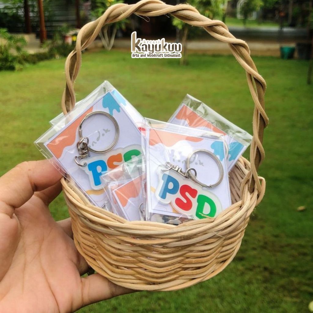 Jual Kreasikayukuu Paket Gantungan Kunci Akrilik Custom Nama Full Color ...