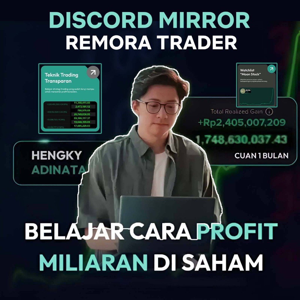 Jual DISCORD MIRROR REMORA TRADER KELAS SAHAM BY HENGKY ADINATA ...