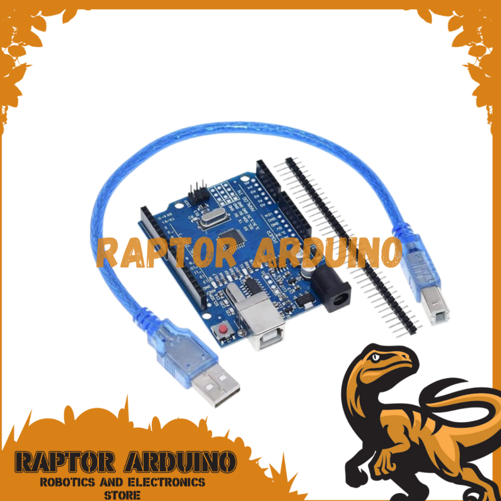 Jual Arduino UNO R3 Compatible Atmega328p CH340 CH 340 (with USB Cable ...