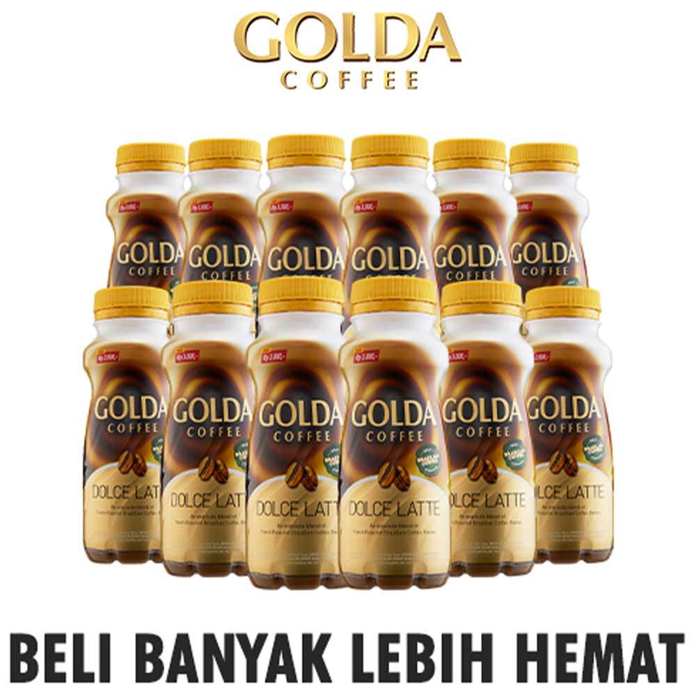 Jual Golda Coffee Cappuccino / Dolce Latte 200ml | Shopee Indonesia