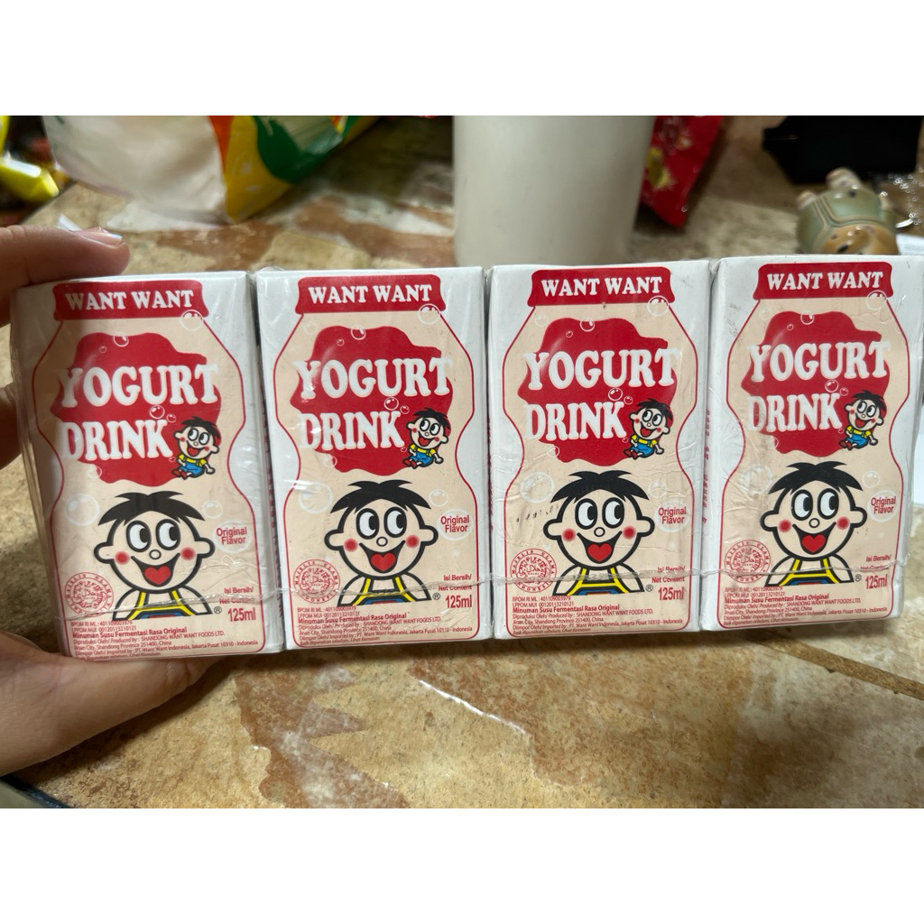 Jual Want Want Yogurt Drink 125ml x 4 Pcs | Shopee Indonesia