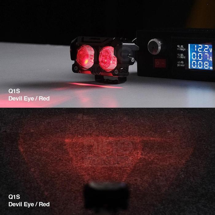 Jual LUXIMOS Lampu Tembak 2 Mata SQL 19W Shooting Light Devil Eye Blue ...