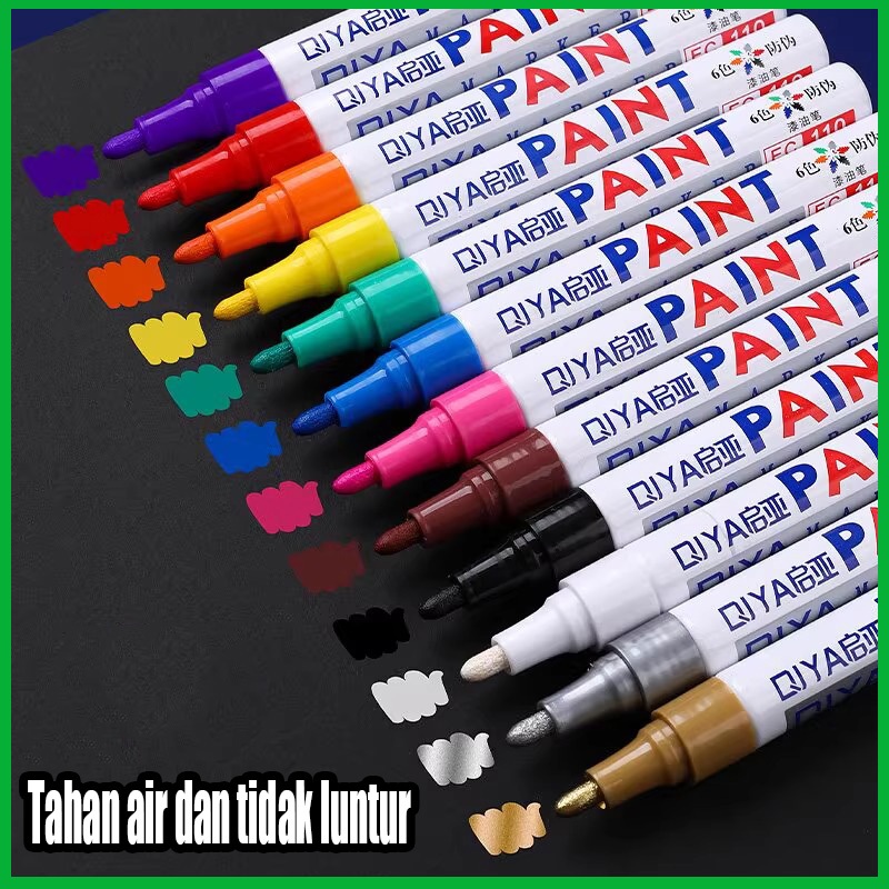 Jual Spidol Cat Ban Permanent - Paint Marker Tahan Air & Cepat Kering ...