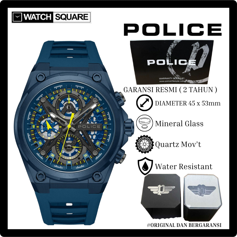Jual Jam tangan pria POLICE SONIC PEWGQ0054302M | Shopee Indonesia
