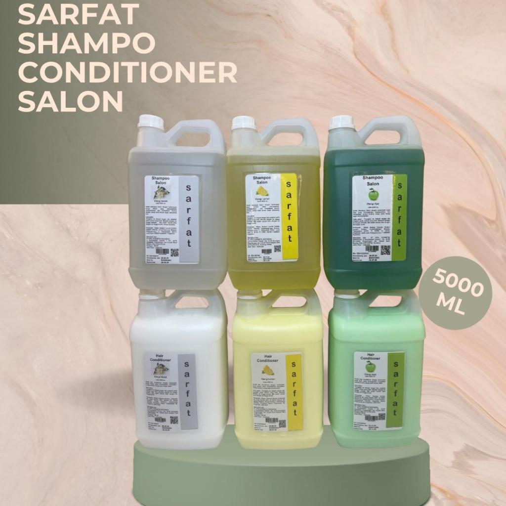 Jual SARFAT SHAMPO & CONDITIONER 5000ML / 5 LITAR | Shopee Indonesia
