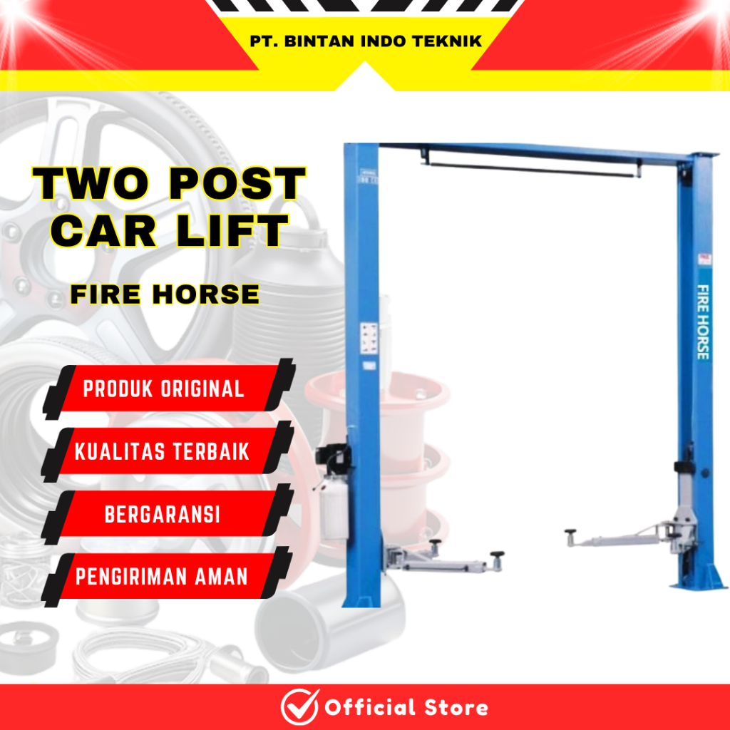 Jual Two Post Car Lift 4 Ton Lift Mobil Hidrolik Alat Angkat Mobil 2 ...