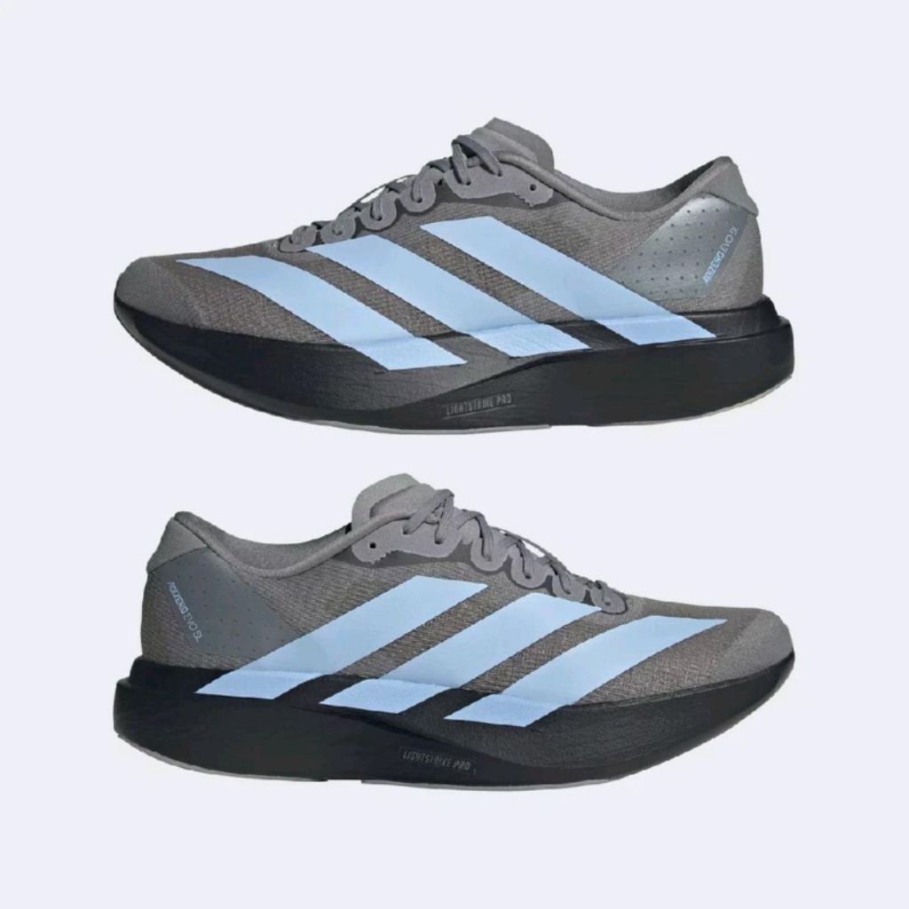Jual Sepatu Lari Adizero Evo Sl Shoes In Grey Three/Glow Blue/Core ...