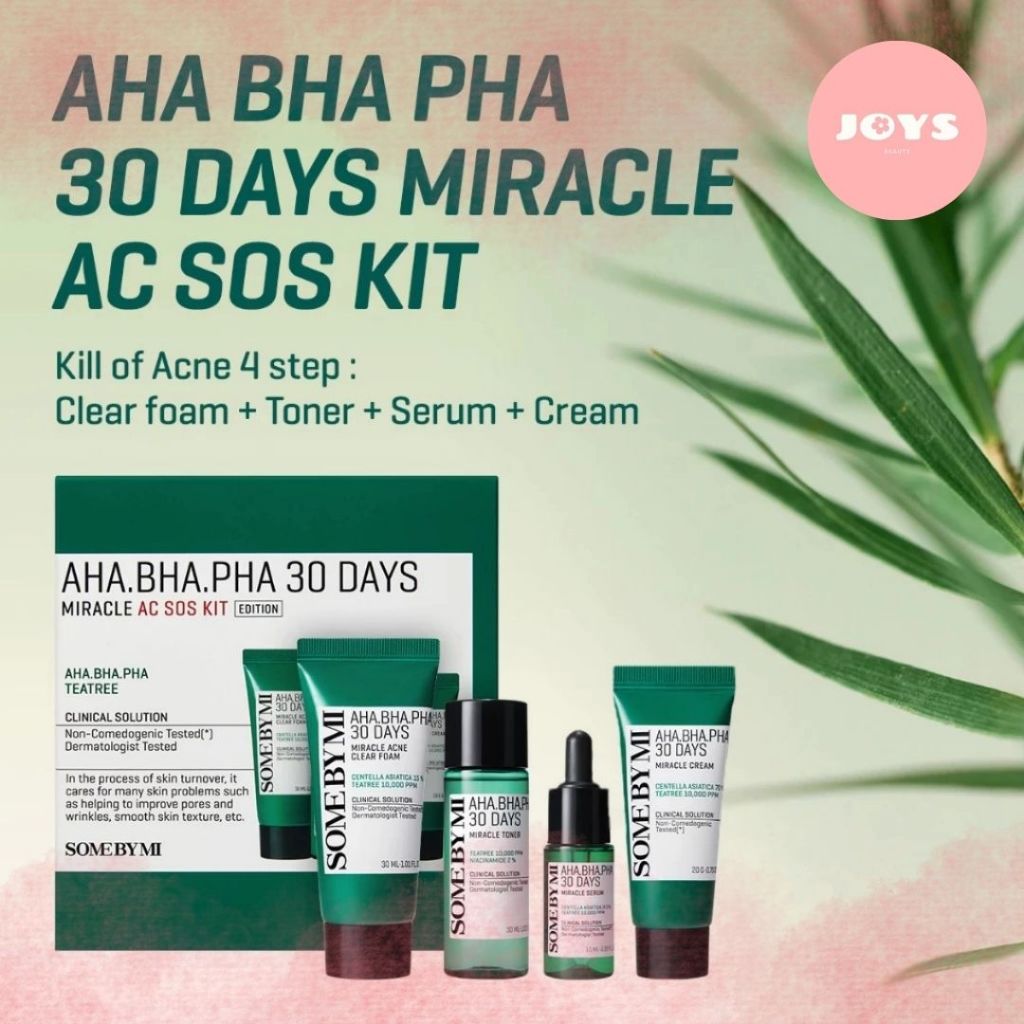 Jual Some By Mi 30D Miracle AC SOS Kit For Acne || Some By Mi AC SOS ...