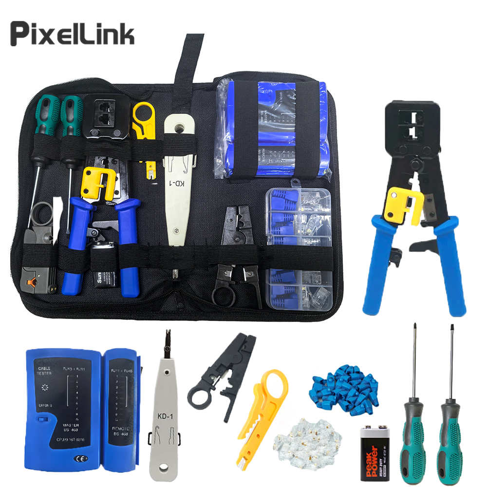 Jual PixEILink Network Cable Repair Tool Kit Set Alat ServisJaringan ...